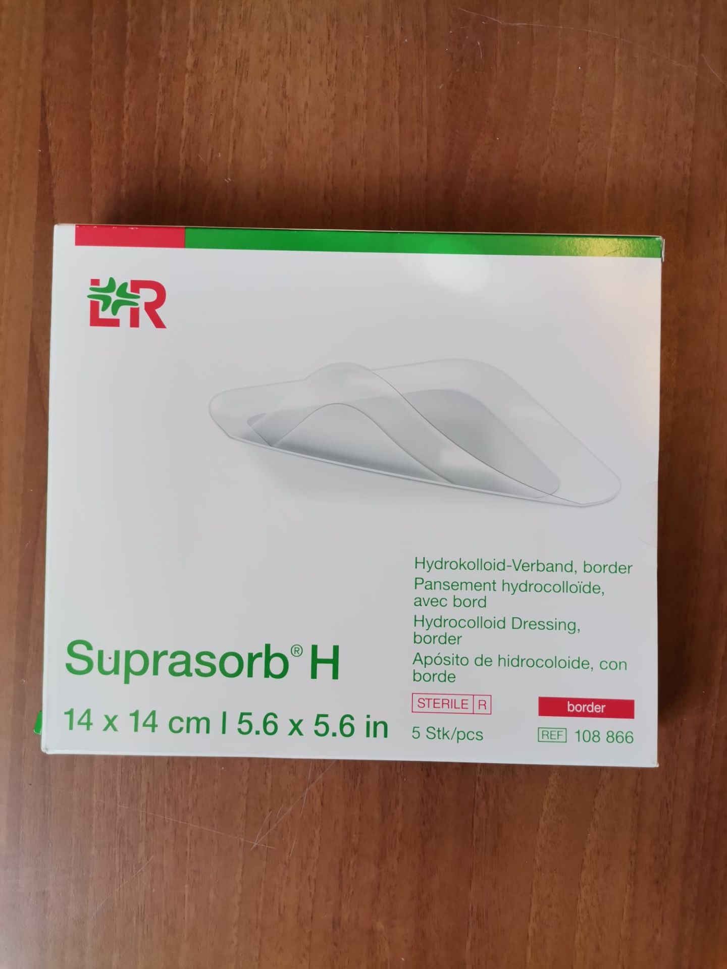 108866 Suprasorb H Border 14x14 cm Hidrokolloid Yapışkanlı Yara Örtüsü ...